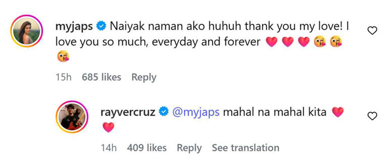 Rayver Cruz, nagpaabot ng emosyonal na pagbati kay Julie Anne San Jose ...
