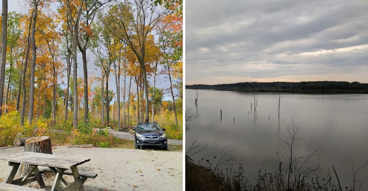 This forgotten Indiana lake gives you all the nature of a state park ...