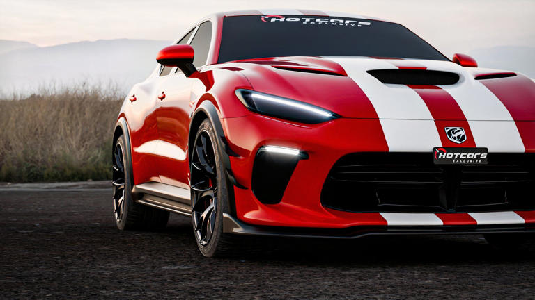 Dodge Viper SUV render imagines a 710-HP family hauler