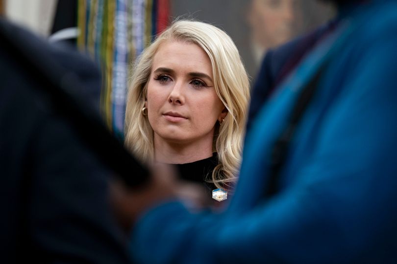 Trump's mystery blonde aide Natalie Harp credits POTUS for saving her ...