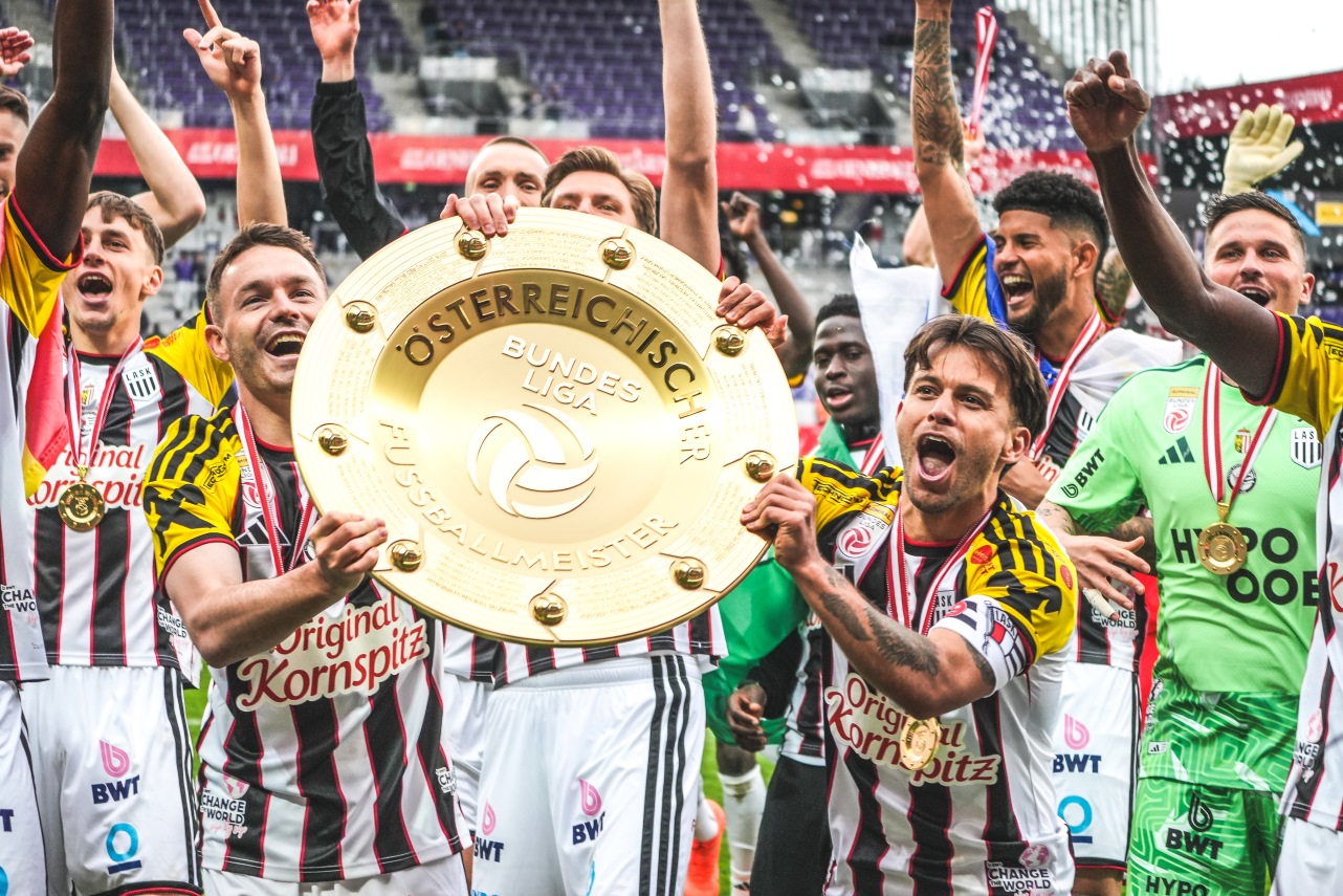 Party-Protokoll des LASK nach zweitem Doublesieg [Video]