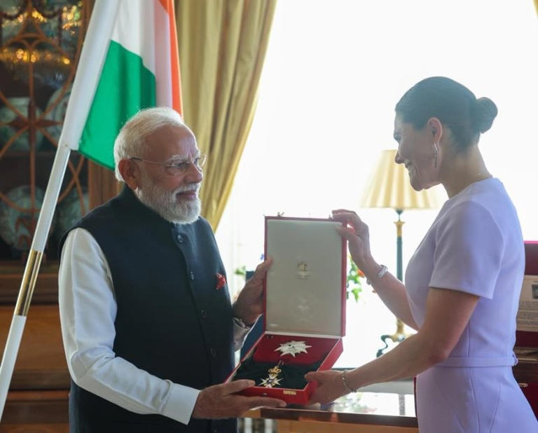 Another global milestone: PM Modi gets Sweden's prestigious Commander ...