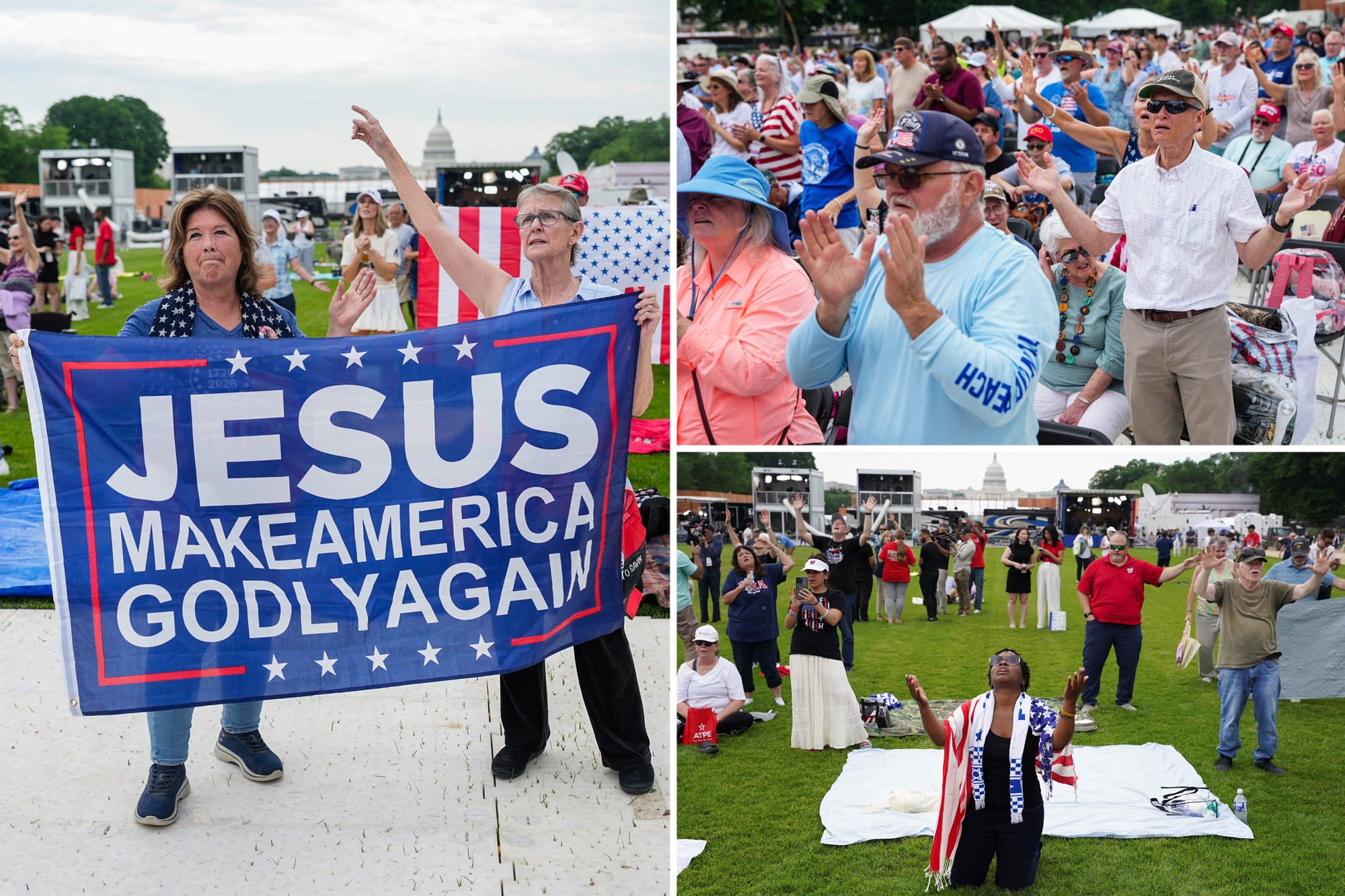 Thousands converge on National Mall for massive religious fest heralded ...