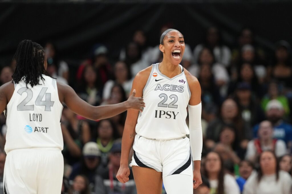 A’ja Wilson breaks WNBA record with latest scoring display against the ...