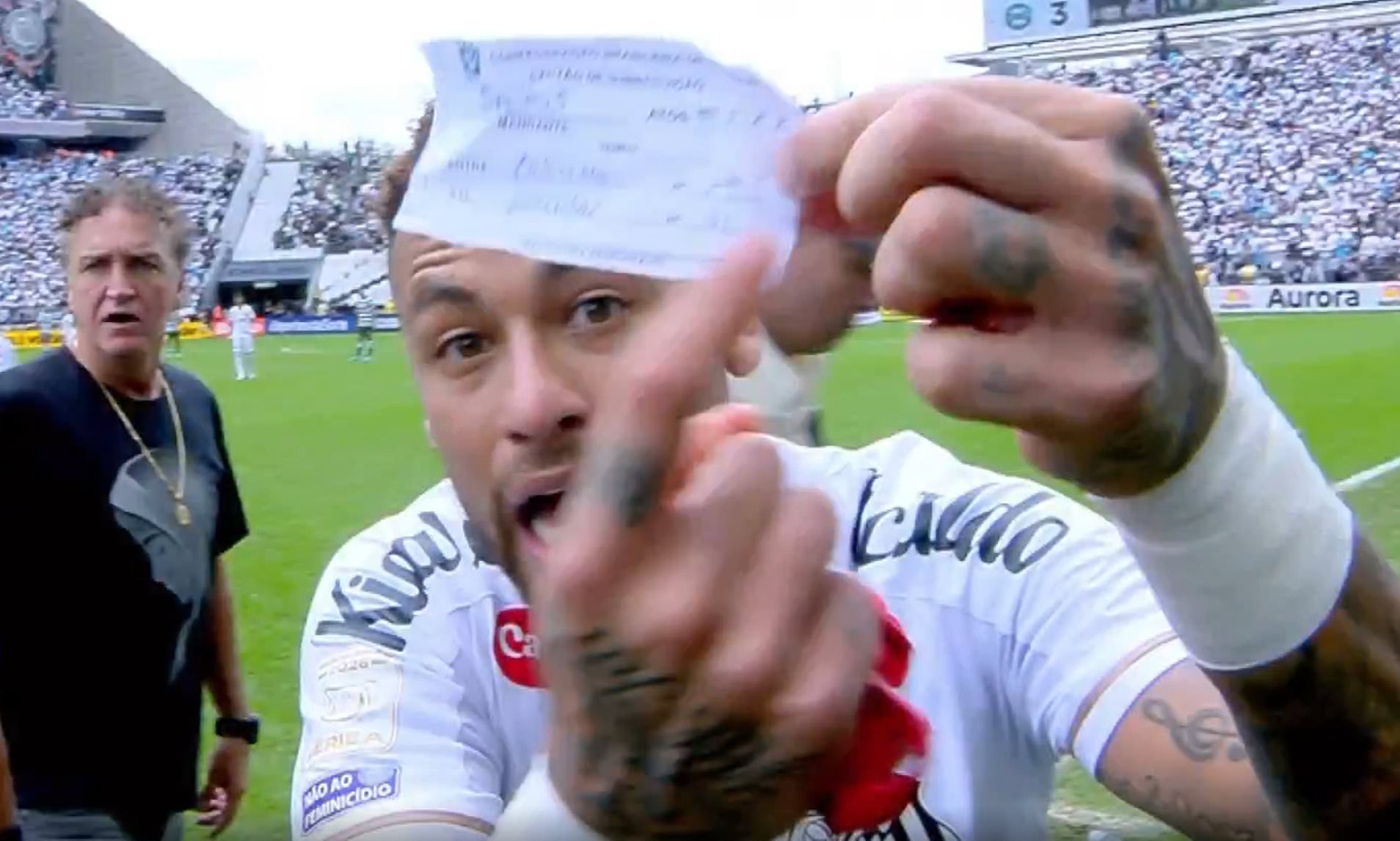 Neymar explodes at referee after substitution blunder as he prepares to ...