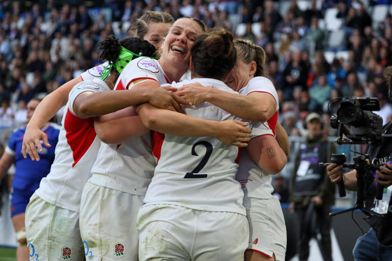 England secure fifth consecutive Grand Slam with victory over France in ...