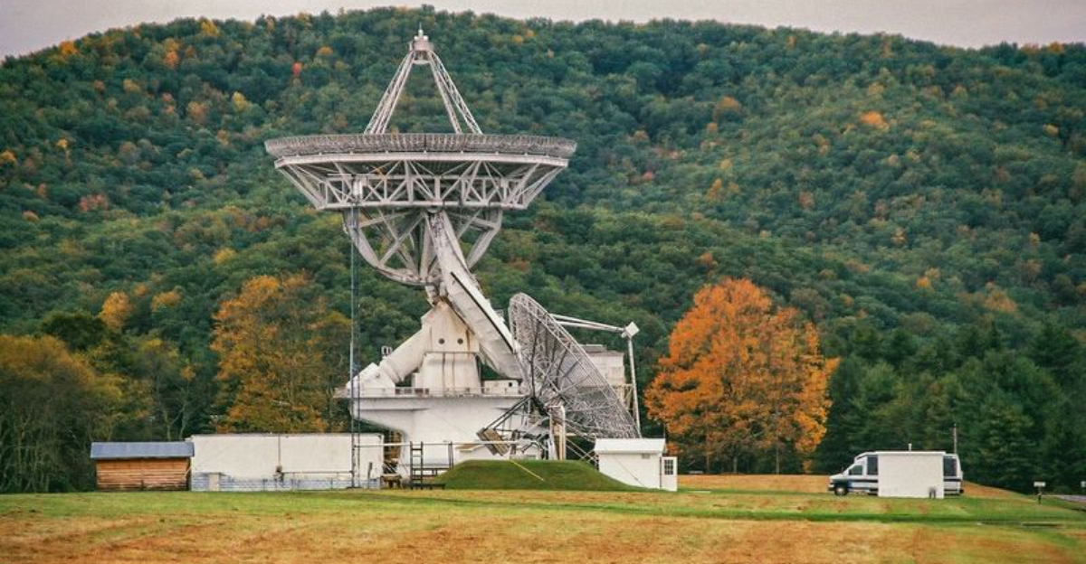 This West Virginia observatory lies inside a 13,000 square mile radio ...
