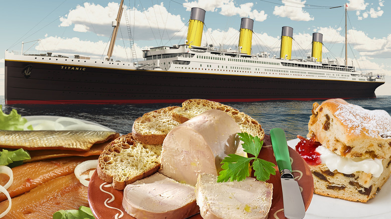 14 different foods eaten aboard the Titanic