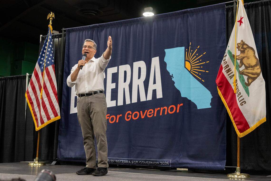 Becerra leads CA governor's race, poll says. How close are Steyer and ...