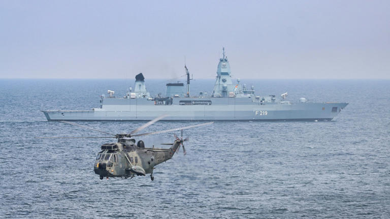 The UK just deployed drones, fighter aircraft, and a Royal Navy warship ...