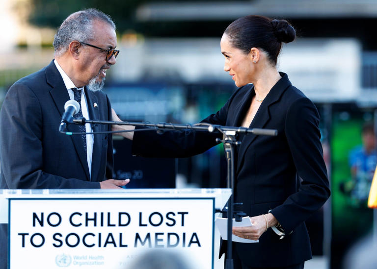 Meghan urges global health leaders to act to keep children safe online