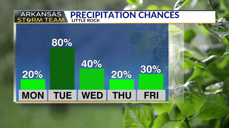 Arkansas Storm Team forecast: Rain & storms likely through the week