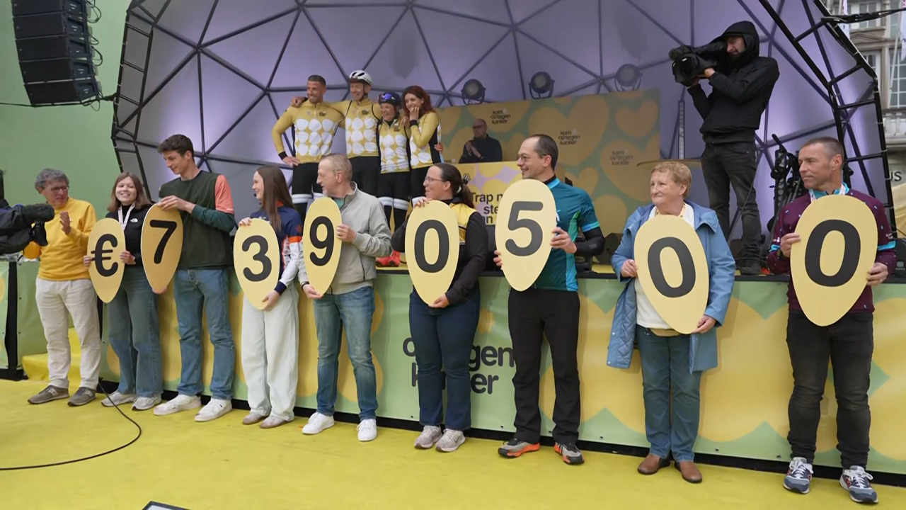 1.000 kilometer voor Kom op tegen Kanker levert recordbedrag van bijna ...