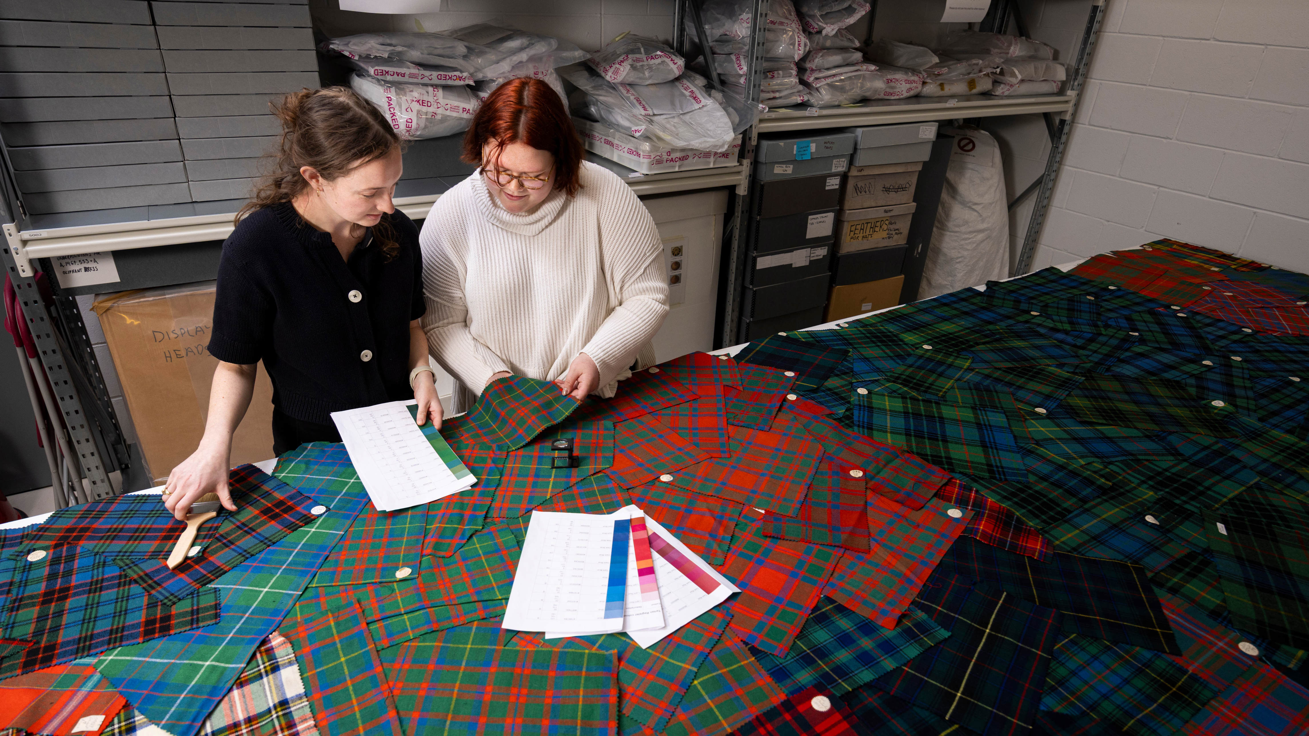‘Exceptional’ tartan archive gifted to the nation