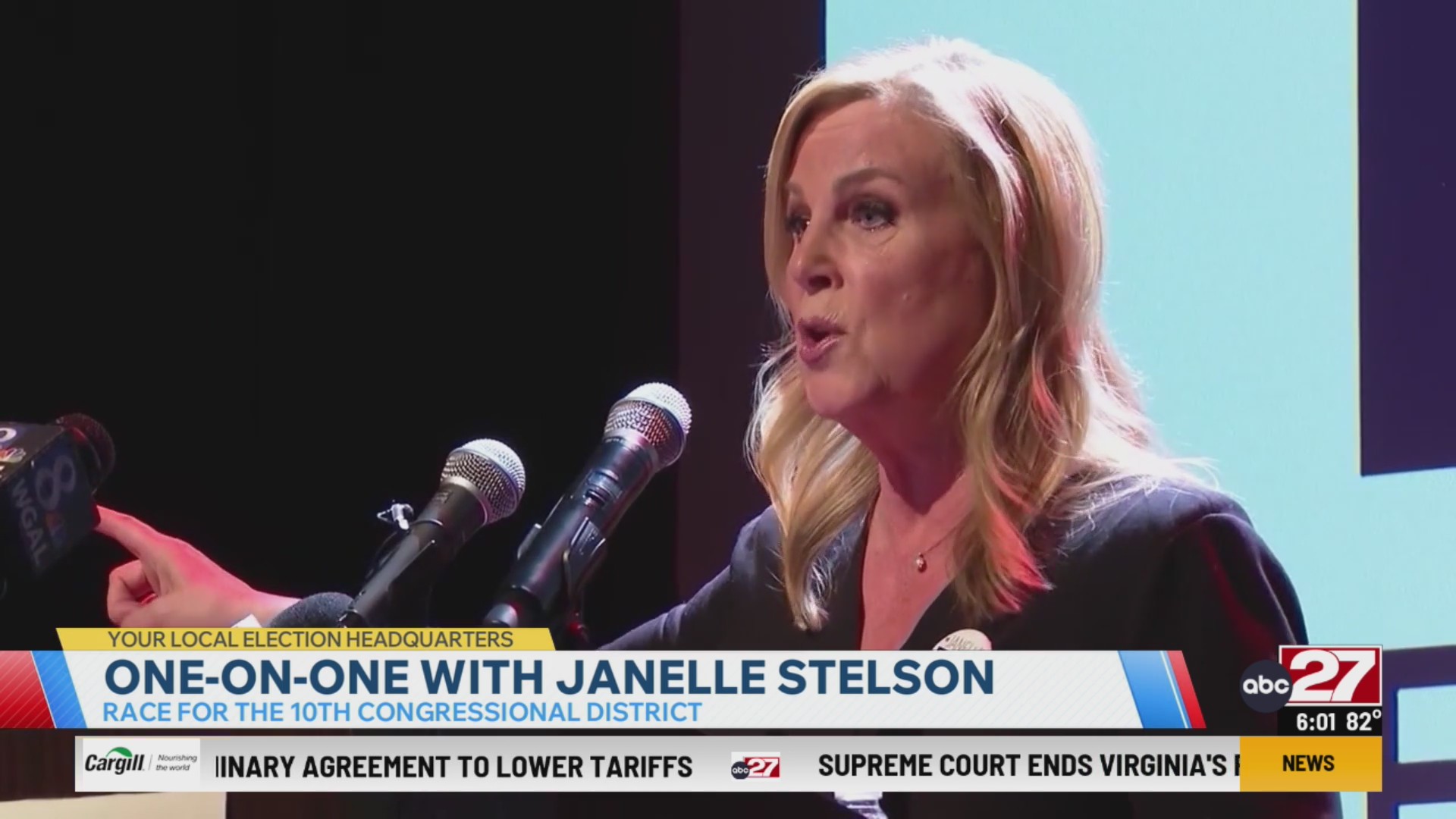 One-on-one with Janelle Stelson, candidate for 10th Congressional District
