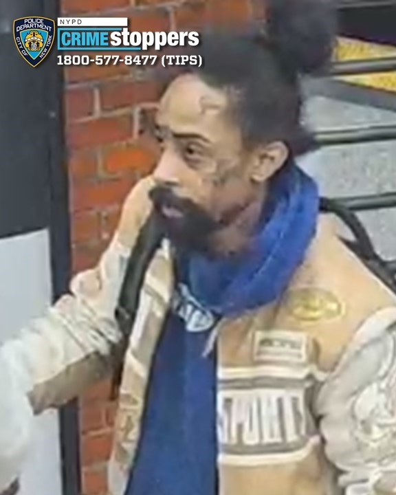 Face-tatted, pony-tailed nut slashes NYC straphanger: cops