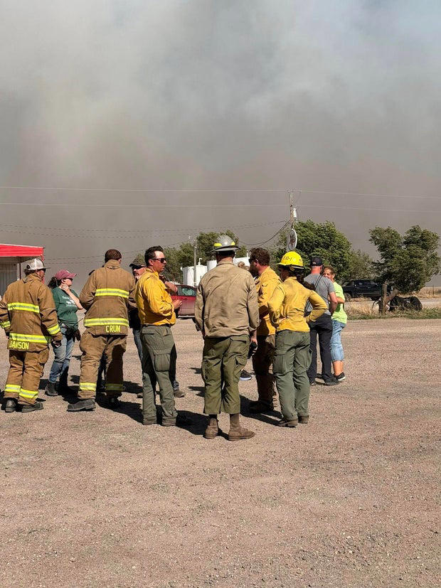 Evacuations lifted for Colorado town of Campo after wildfire spreads ...