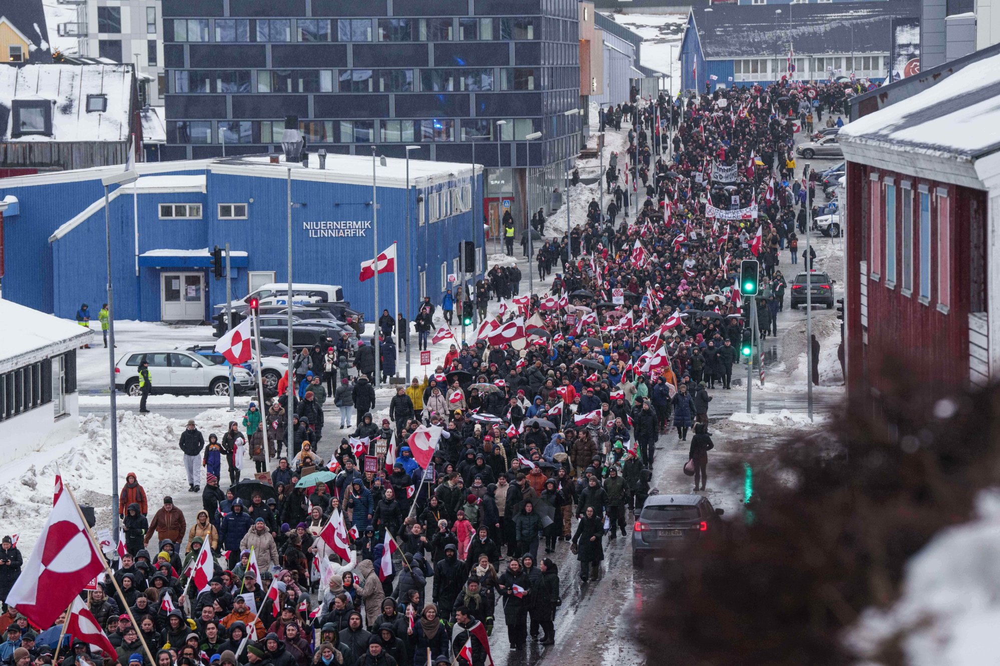 Trumps Grønland-utsending har landet i Nuuk