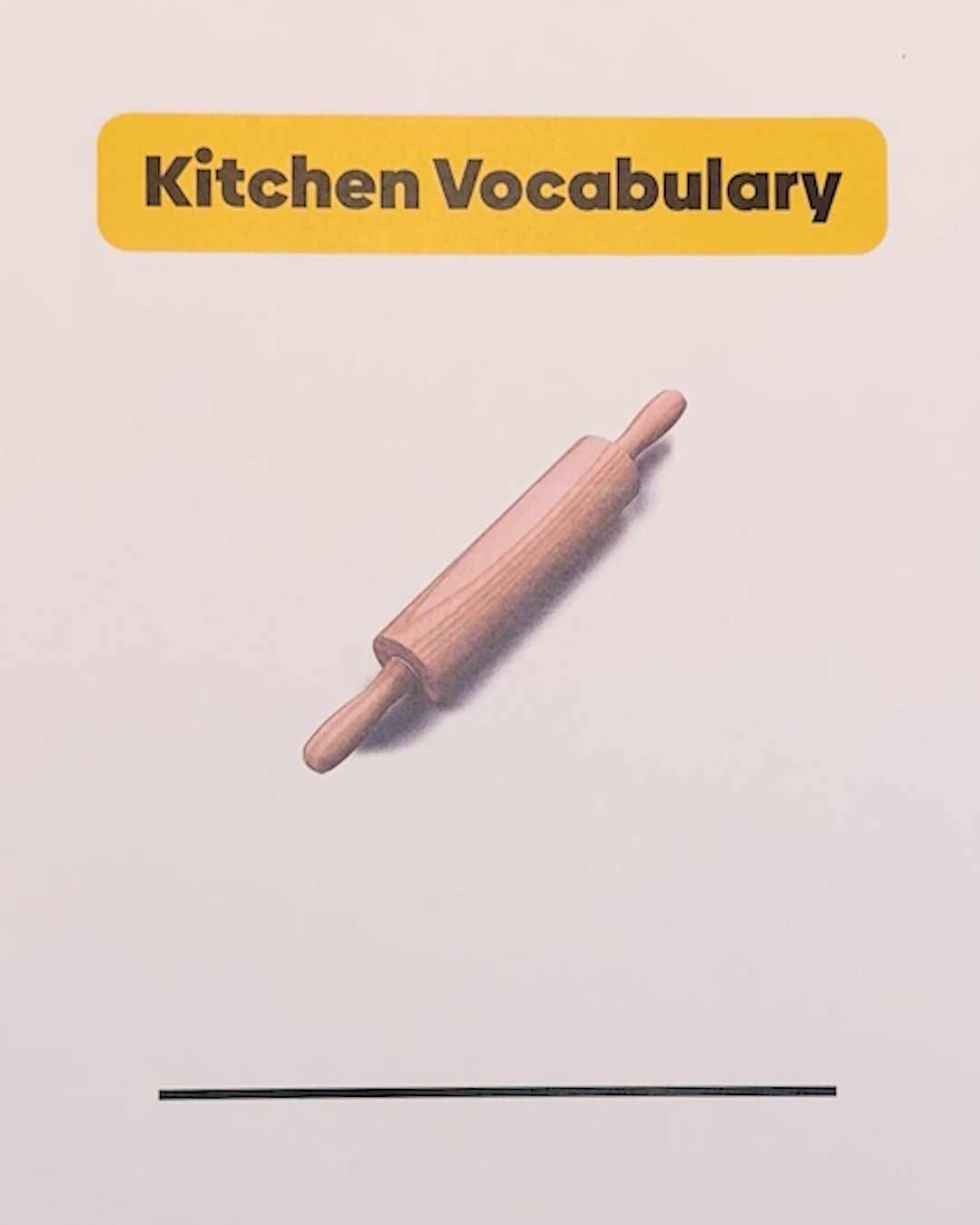 Laten we vandaag wat keukenwoorden leren🍽️