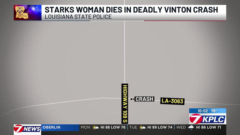 Starks woman killed in deadly Vinton crash