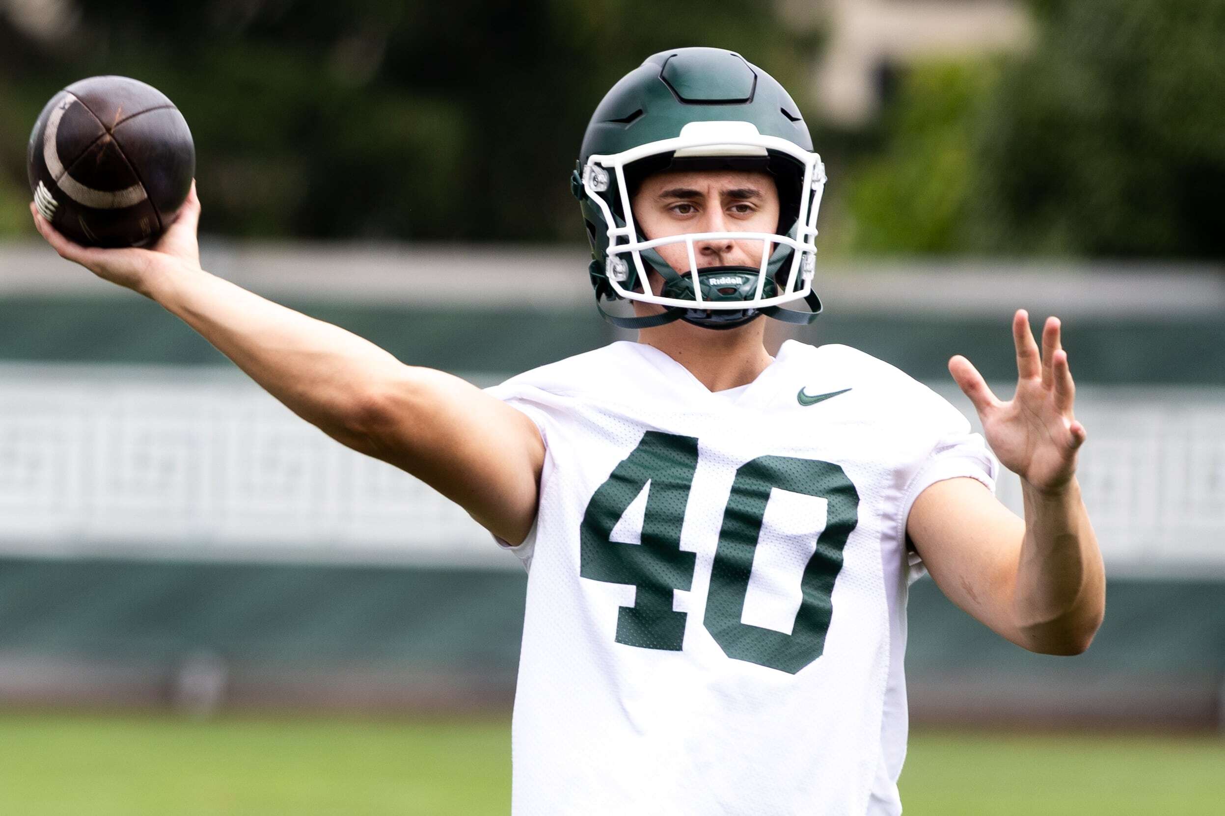 Michigan State kicker who went through spring practice transfers out