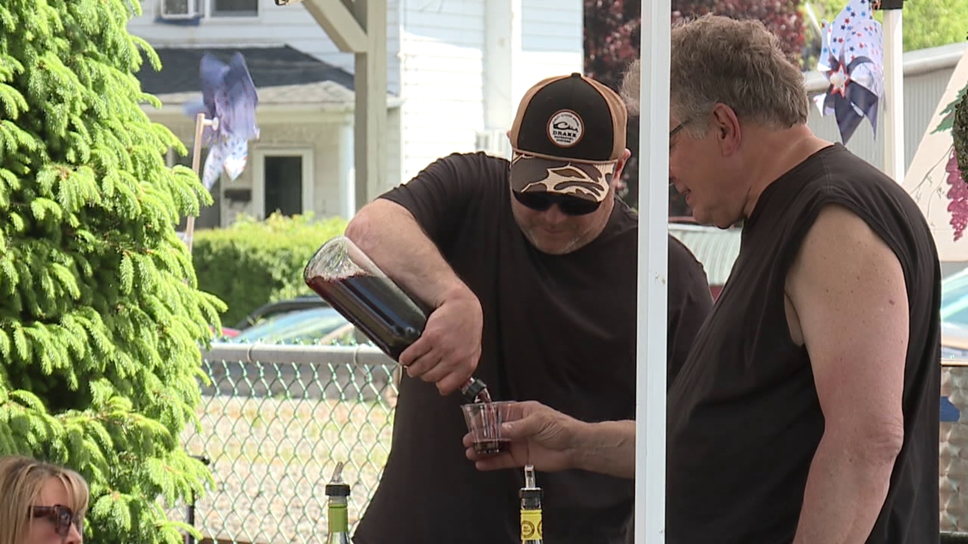 Fun in the sun: wine tasting at Station Park