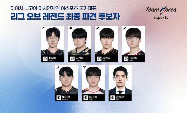 Korea e-Sports Association announces final candidates for Asian Games ...