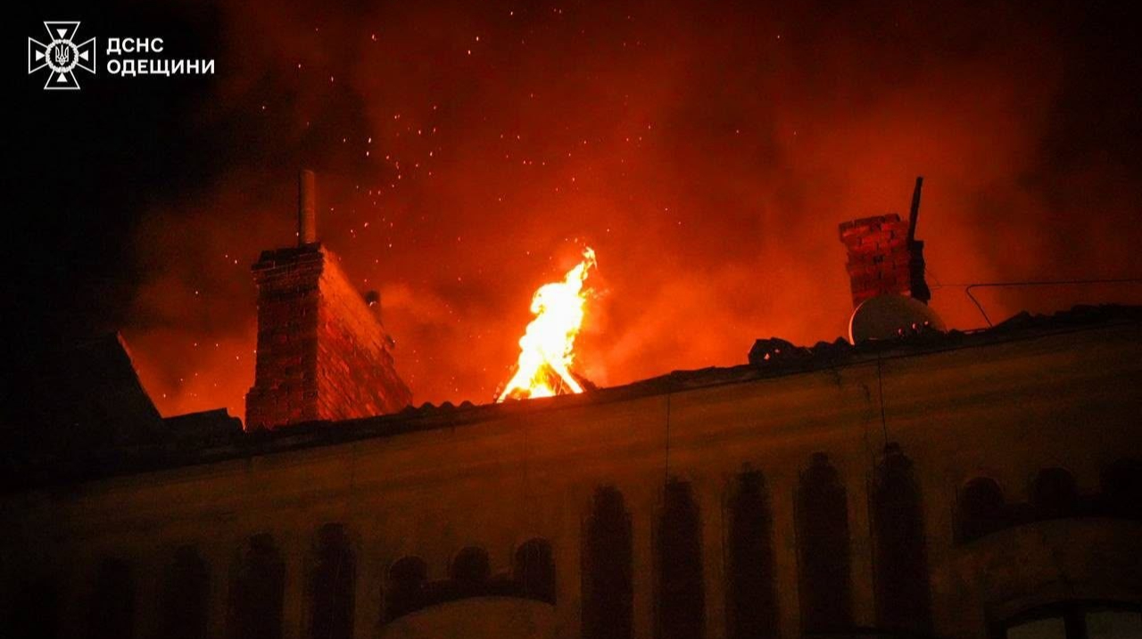 Residential buildings hit in Russian attack on Odesa: Two people ...