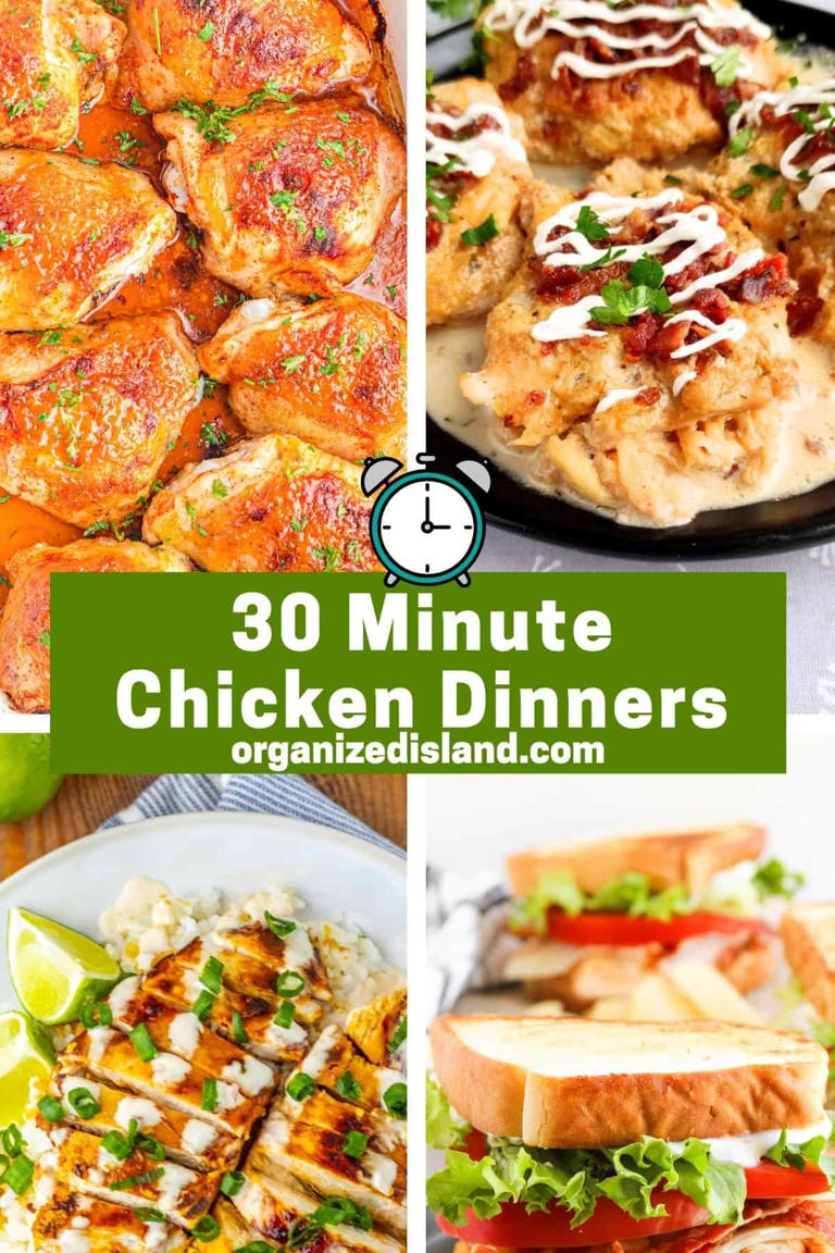 30 minute chicken dinners