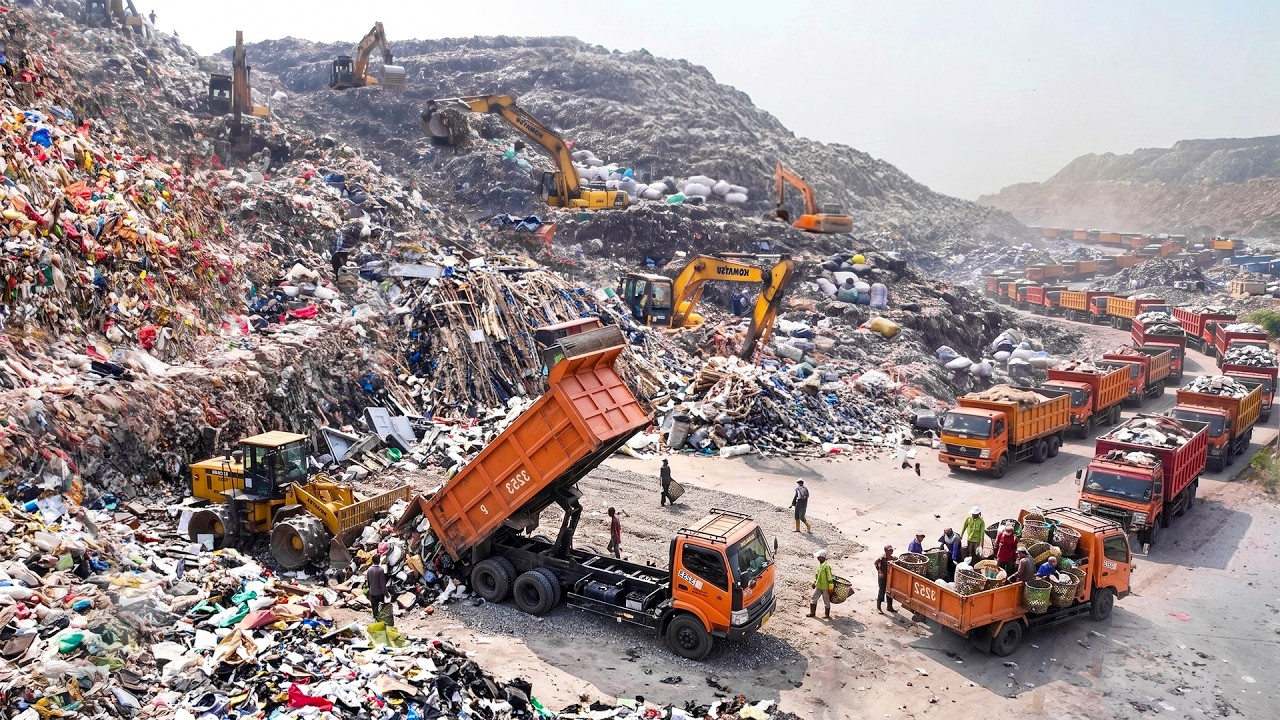 Inside world’s craziest and largest landfill operations ever