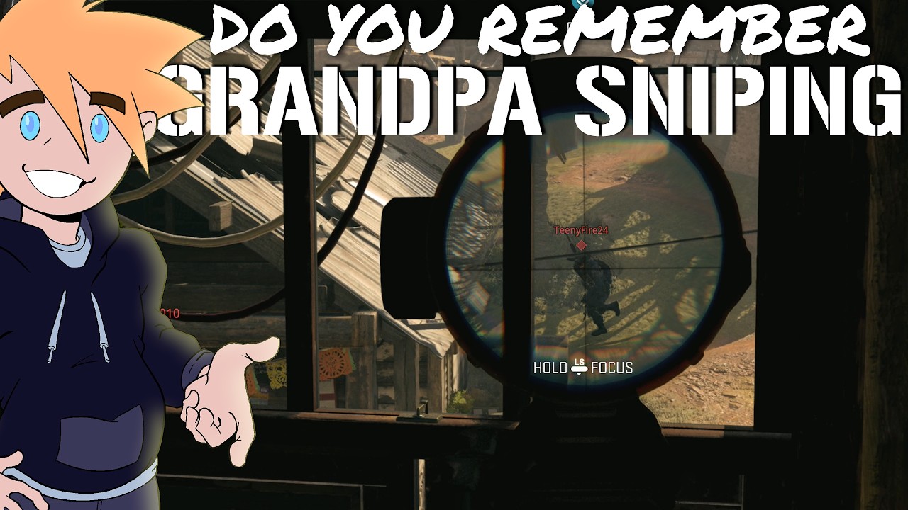 You forgot how good CoD sniping could be