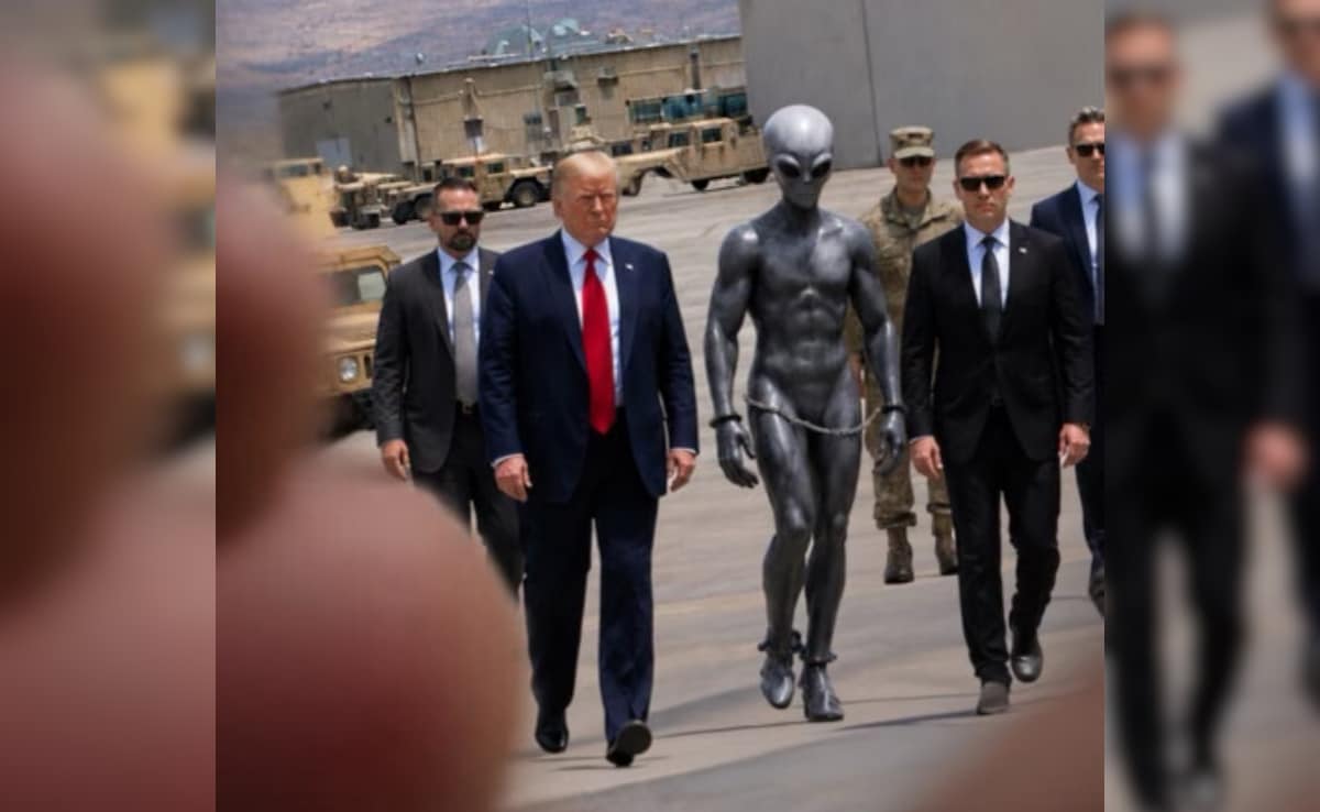 Trump's AI posts featuring aliens and Iran war imagery spark global ...