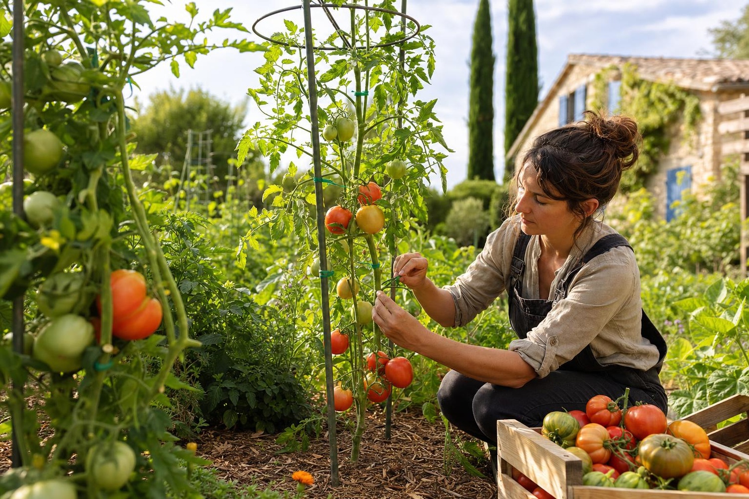 « Arrête, tu es en train de tuer tes tomates » : tomates espacées à 60 ...