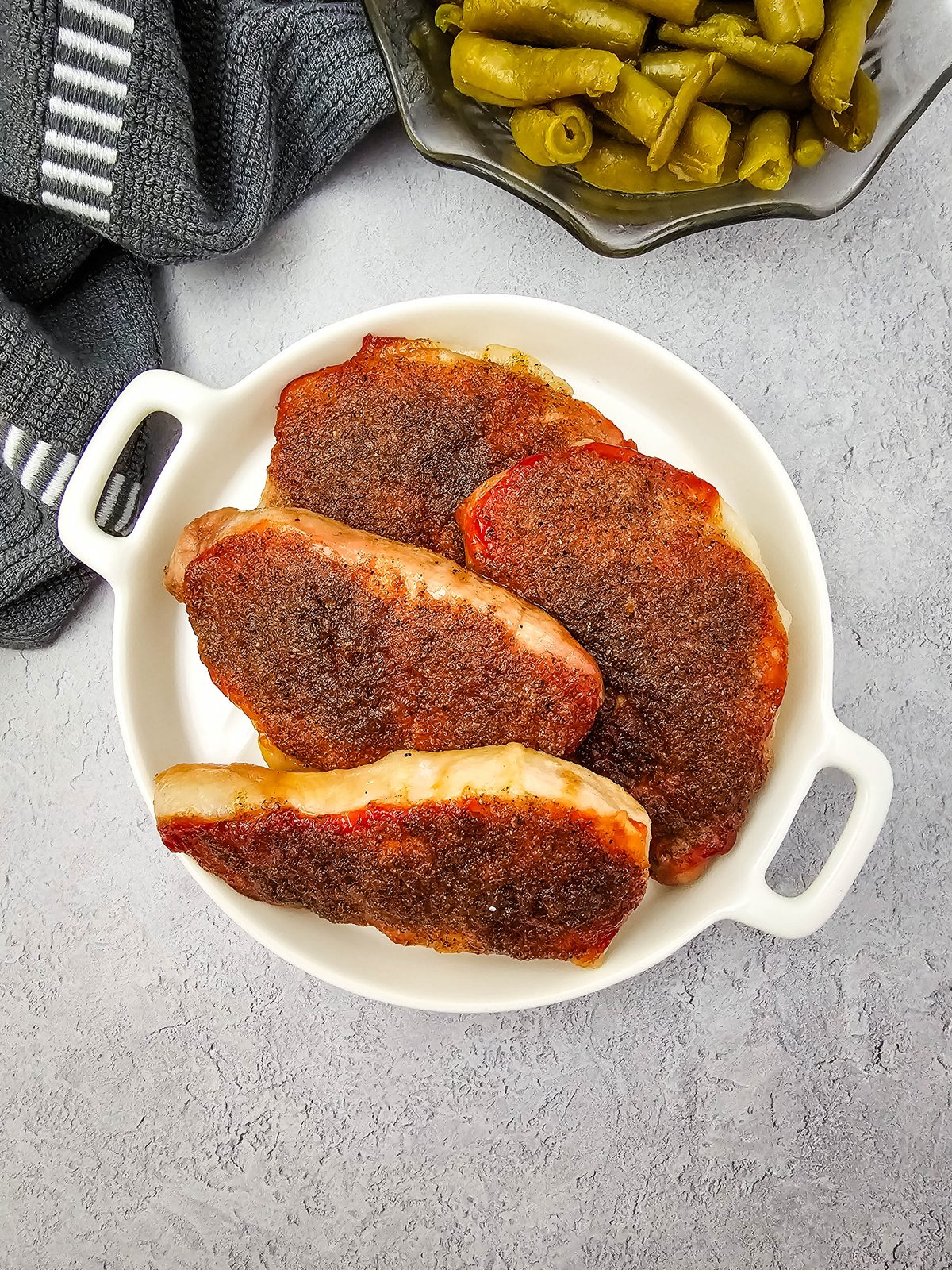 Old-fashioned brown sugar and ketchup pork chops