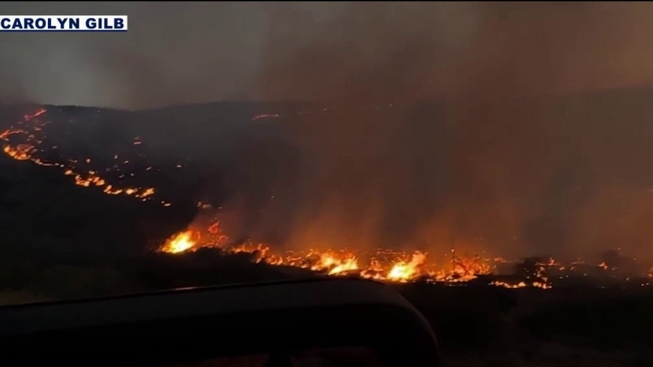 Wildfire threat triggers red flag warning, as hot, dry conditions fuel ...