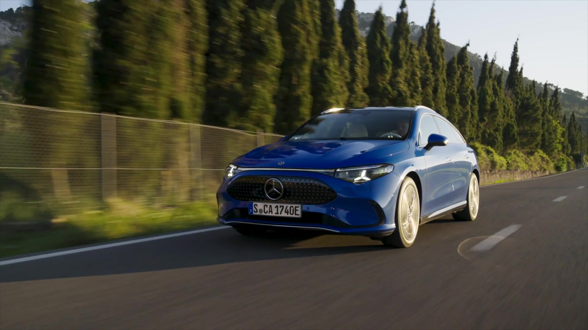 Mercedes-Benz CLA 250+ Shooting Brake with EQ Technology in Sheer Blue ...