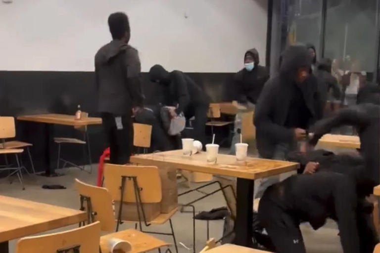 Teen takeover descends into wild brawl inside DC Chipotle — as feds ...