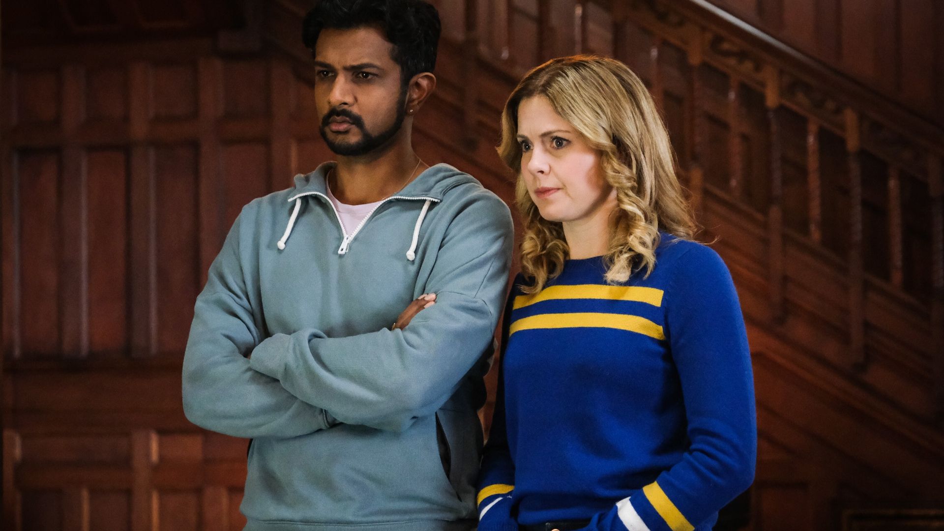 Ghosts: Every character who knows about Sam's Woodstone secret