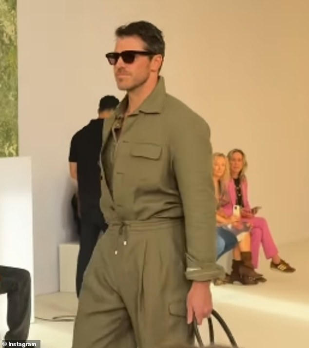 Footy star makes his catwalk debut at one of Australia's biggest ...