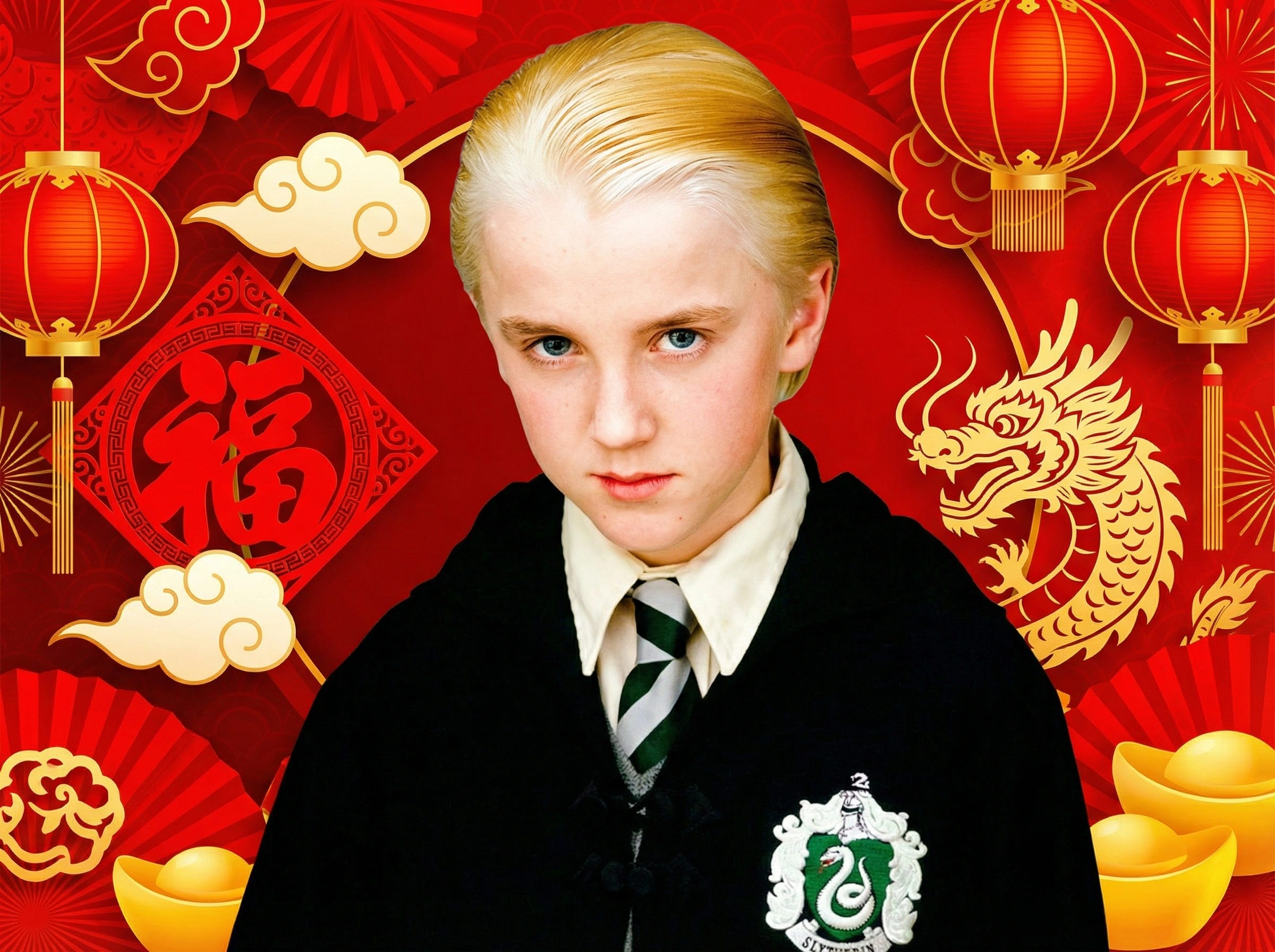 My father will hear about this: Draco Malfoy gallops into Chinese New ...