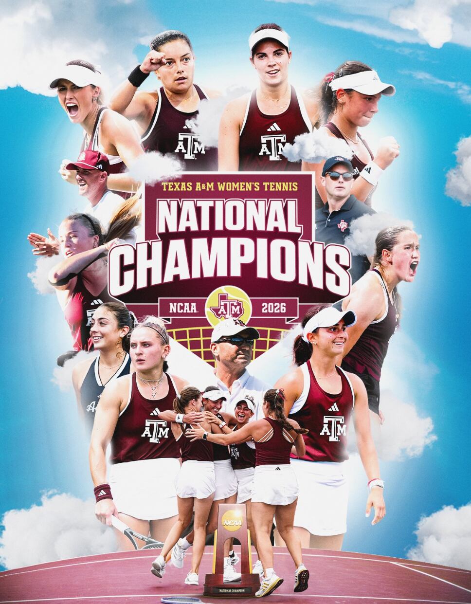 Texas A&M women’s tennis wins 2026 national championship