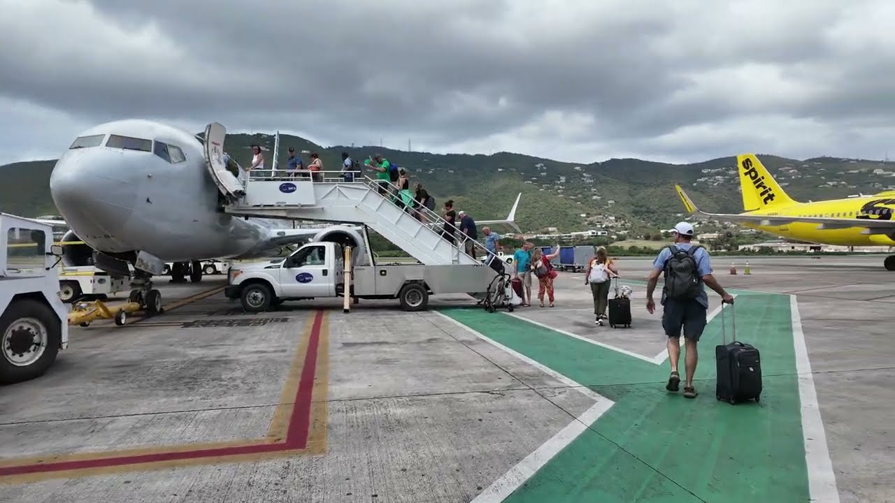 US Virgin Islands departure to Miami airport arrival on American Airlines