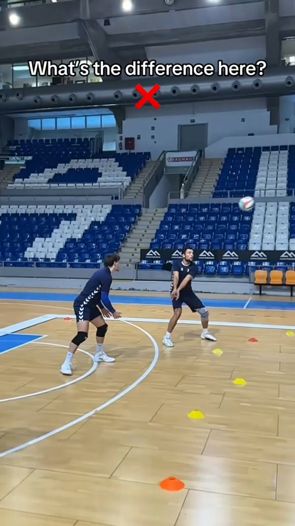 What Did He Change Passing Technique Volleyball Drill