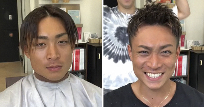 Japanese barber shows just how much difference a good haircut can make
