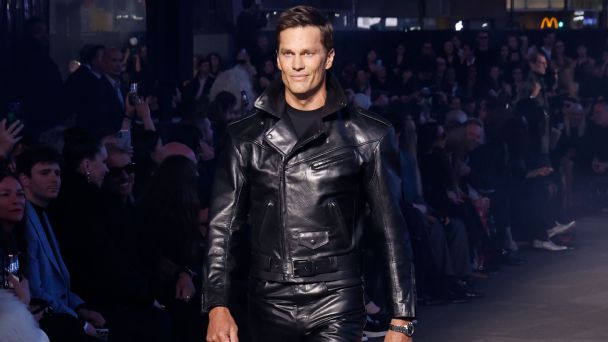 Tom Brady makes catwalk debut at Gucci event in Times Square