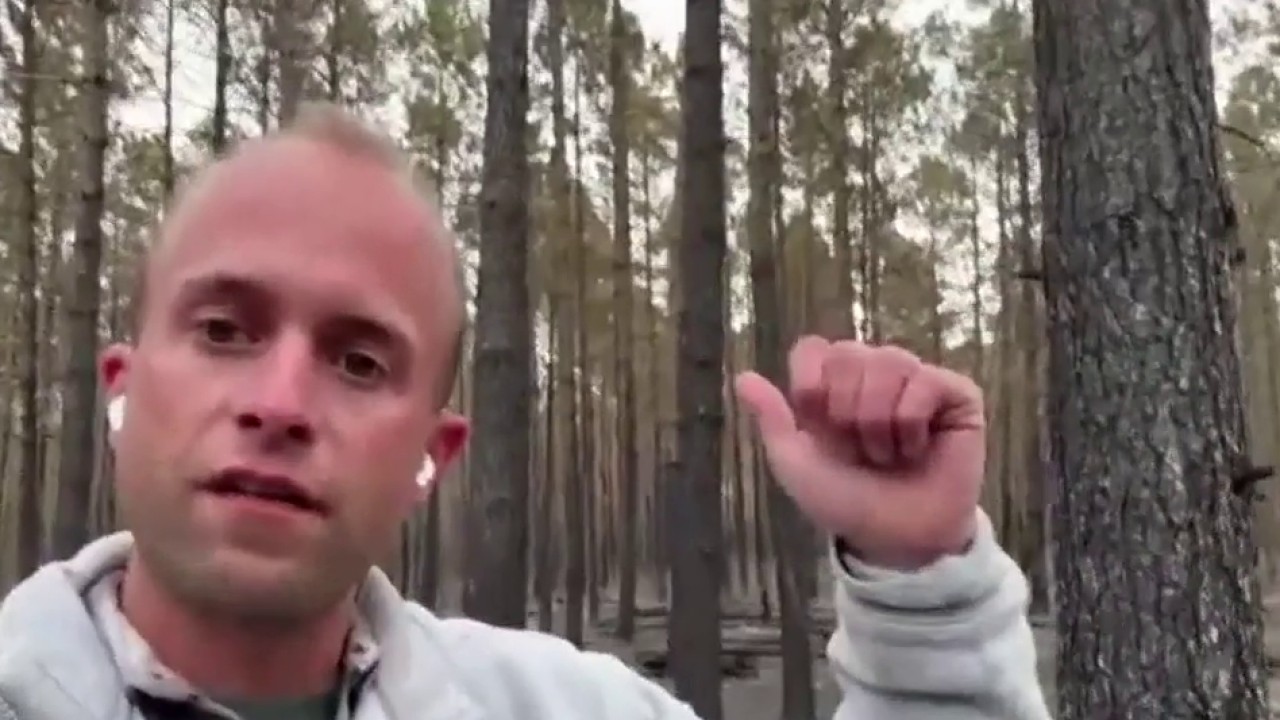 Crosslake Mayor Surveys Flanders Fire Damage