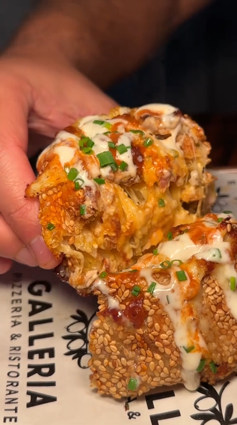 Delicious cheesy buffalo chicken pinwheels in NY