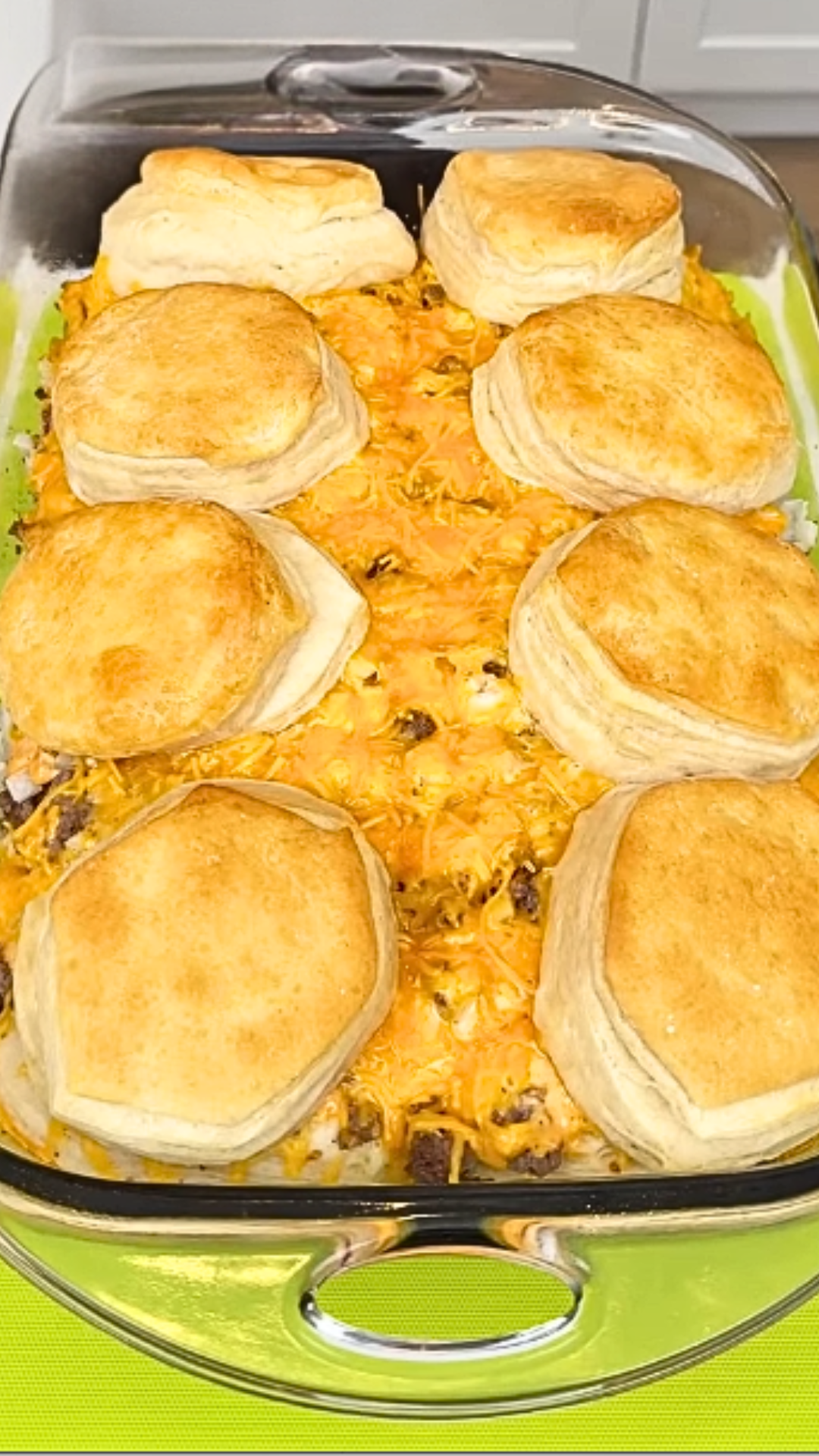 Cheeseburger Biscuit Casserole Recipe Dinner