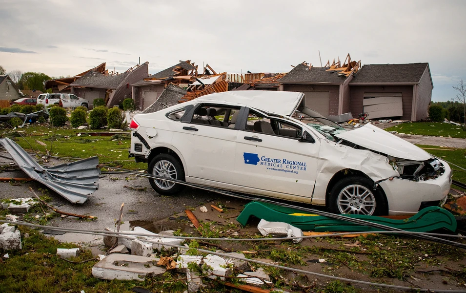 Nebraska Tornado Emergencies Coincide With Heavy Snow In West