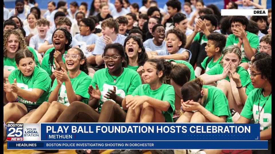 Play Ball Foundation celebrates bring sports to 1,00 students in Methuen